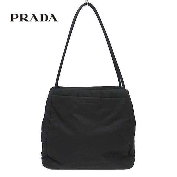 Prada | Bags | Prada Nylon Tote Shoulder Bag Black | Poshmark